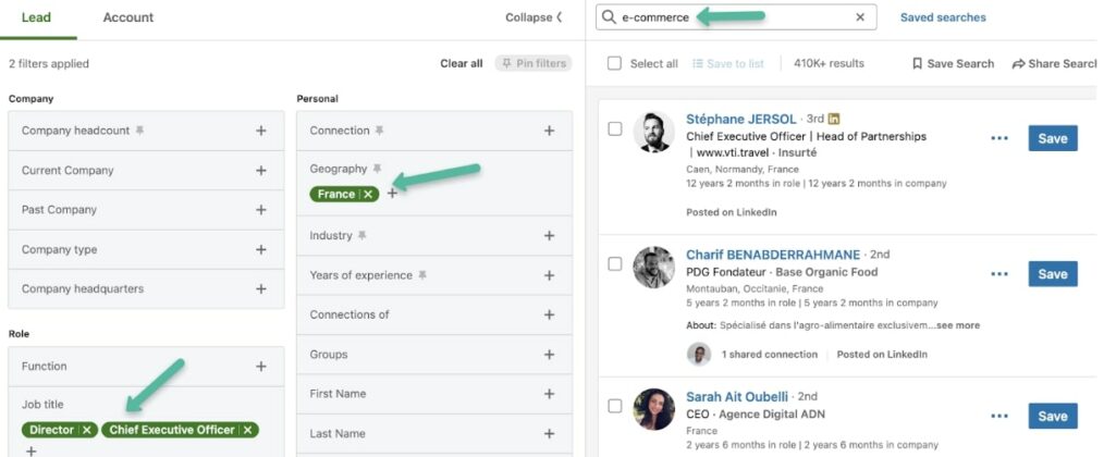 LinkedIn Sales Navigator tutorial: the 2023 guide - Derrick Enrichment Tool